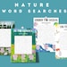 Nature Word Search Bundle, Homeschool, Elementary, Forest, Farm, Ocean ...