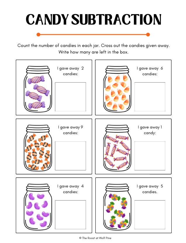 Kindergarten & First Grade Halloween Worksheets, Halloween, Workbook ...