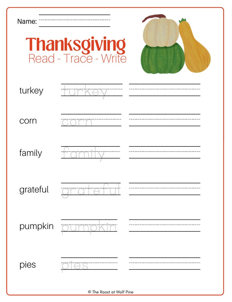 Second Grade Thanksgiving Worksheets, Workbook, Holiday, Reading, Math ...