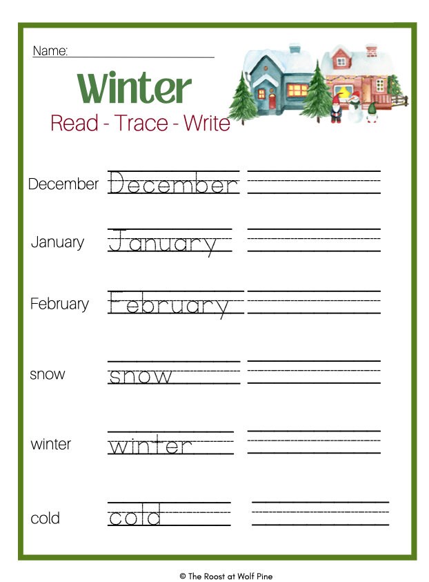 Second Grade Winter Worksheets, Math, Homeschool, Reading, Education ...