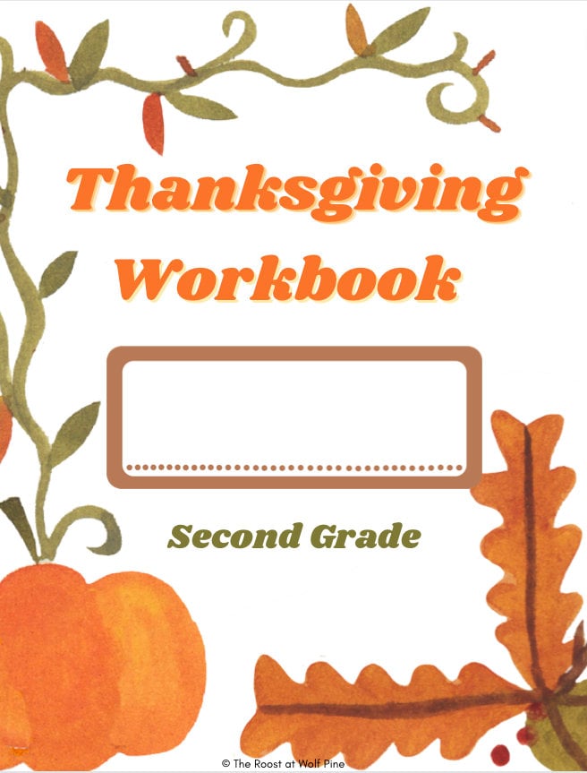 Second Grade Thanksgiving Worksheets, Workbook, Holiday, Reading, Math ...