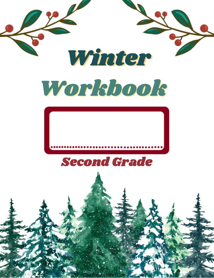 Second Grade Winter Worksheets, Math, Homeschool, Reading, Education ...