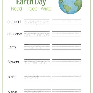 Earth Day Workbook Bundle, Worksheets, Nature, Printable, Homeschool ...