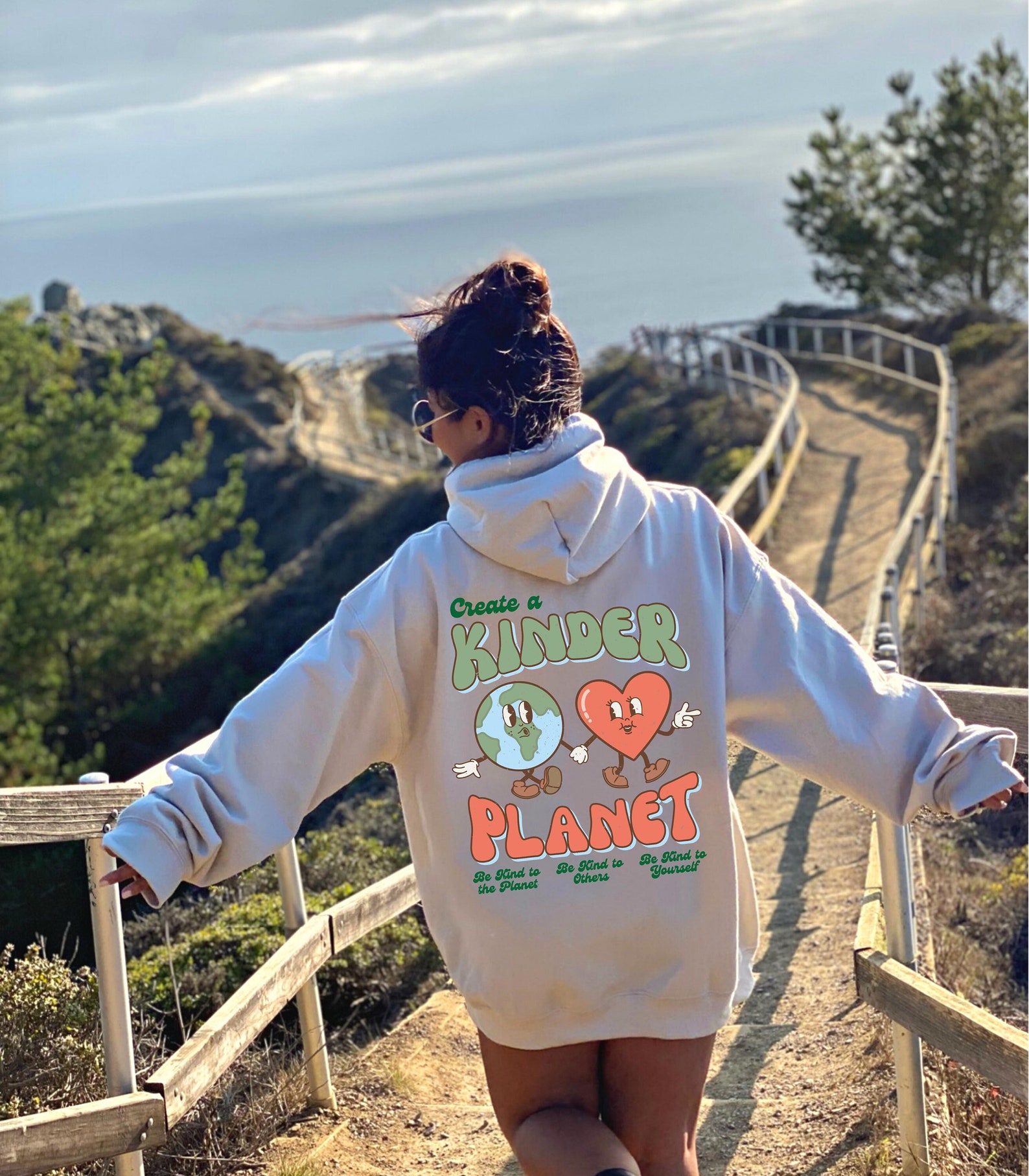 Kinder Planet Hoodie Planet Save the Planet Hoodie Trendy Hoodie Preppy ...