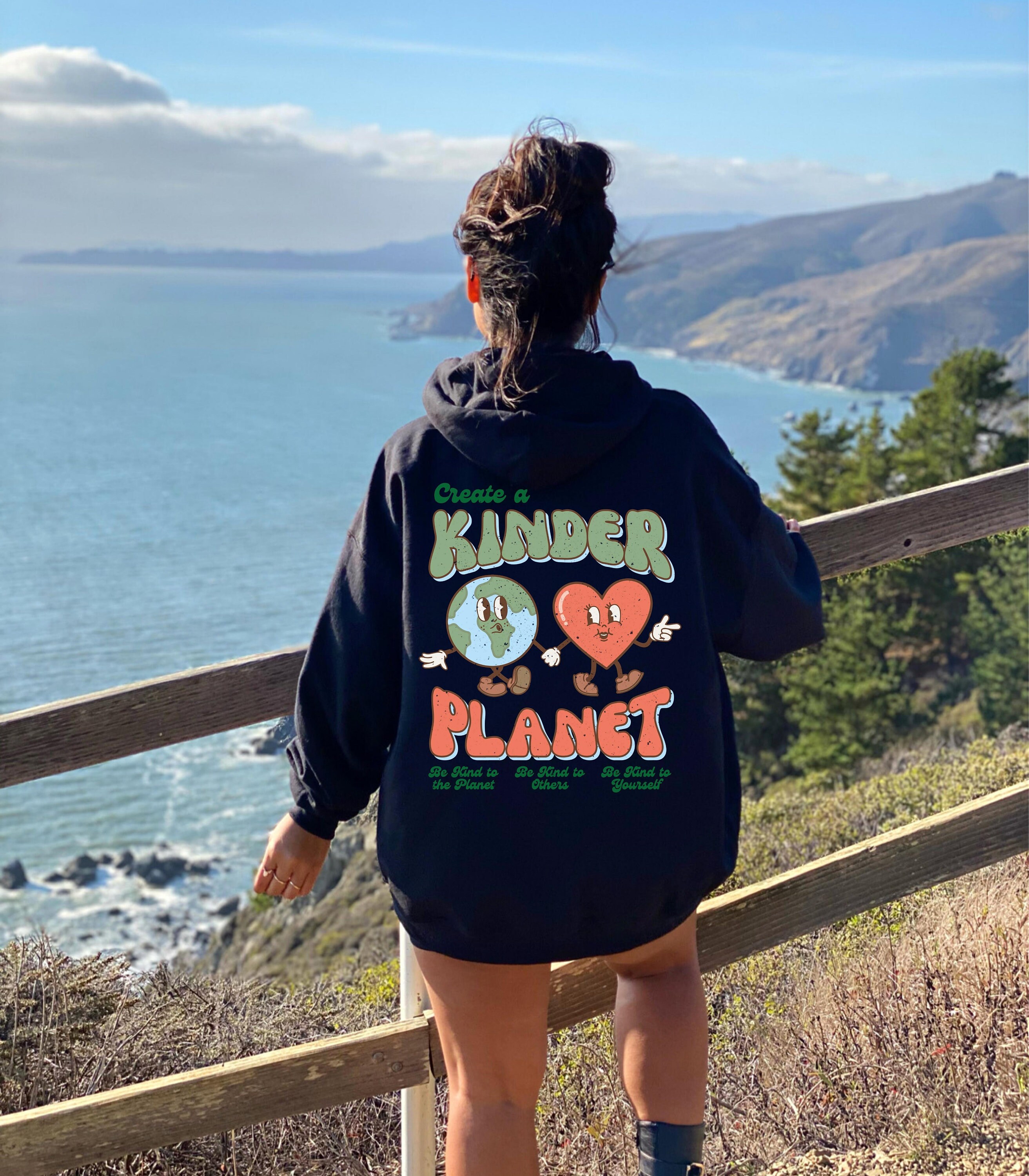 Kinder Planet Hoodie Planet Save the Planet Hoodie Trendy Hoodie Preppy ...