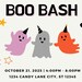 Halloween Invitation Boo Bash Purple Orange - Etsy