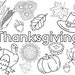 Thanksgiving Coloring Sheets - Etsy