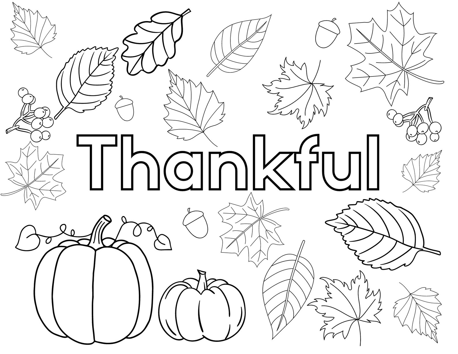 Thanksgiving Coloring Sheets (Instant Download) - Etsy