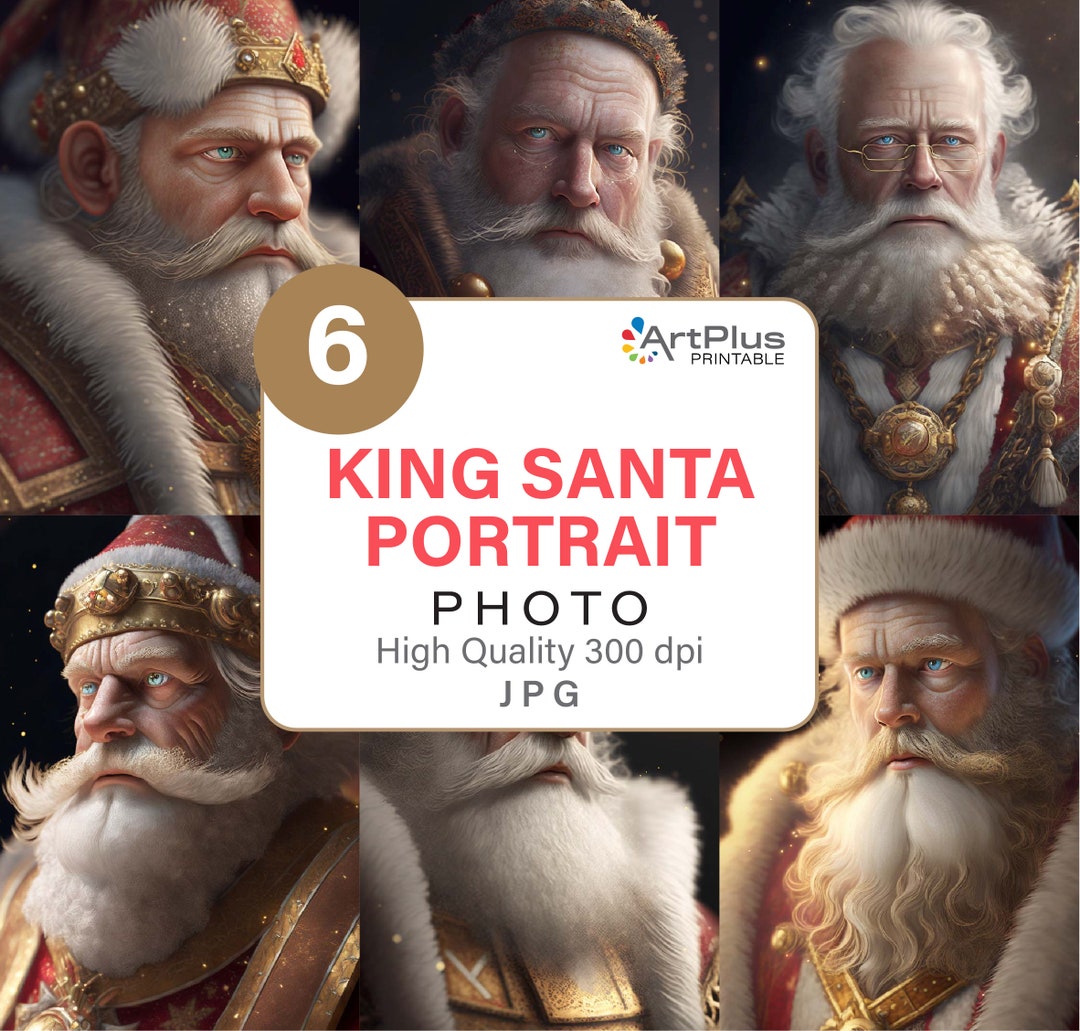 King Santa Claus Christmas Clipart for Creative Christmas - Etsy