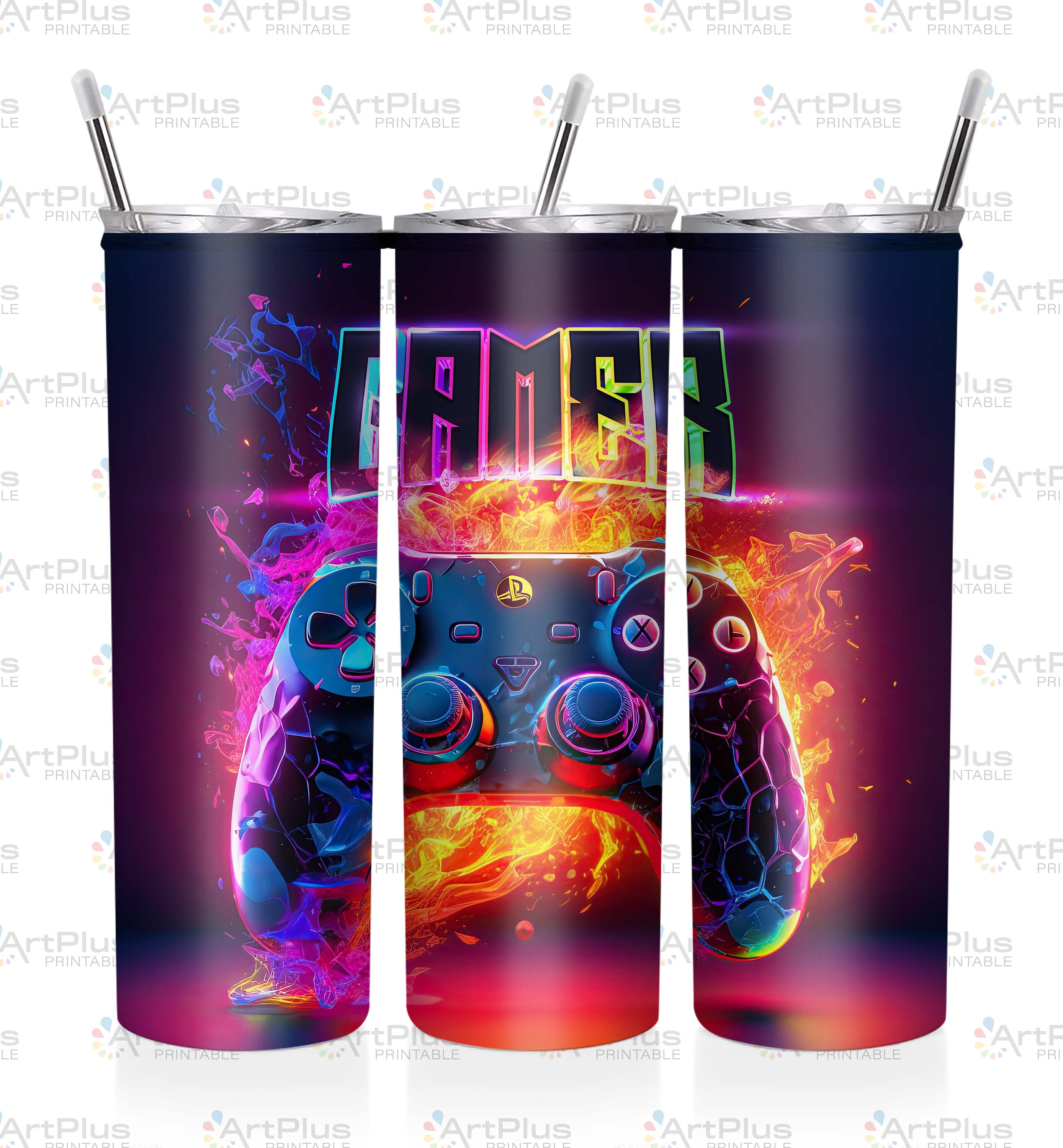 Get Creative With Our Game Controller Templates and Gamer Tumbler Wraps ...