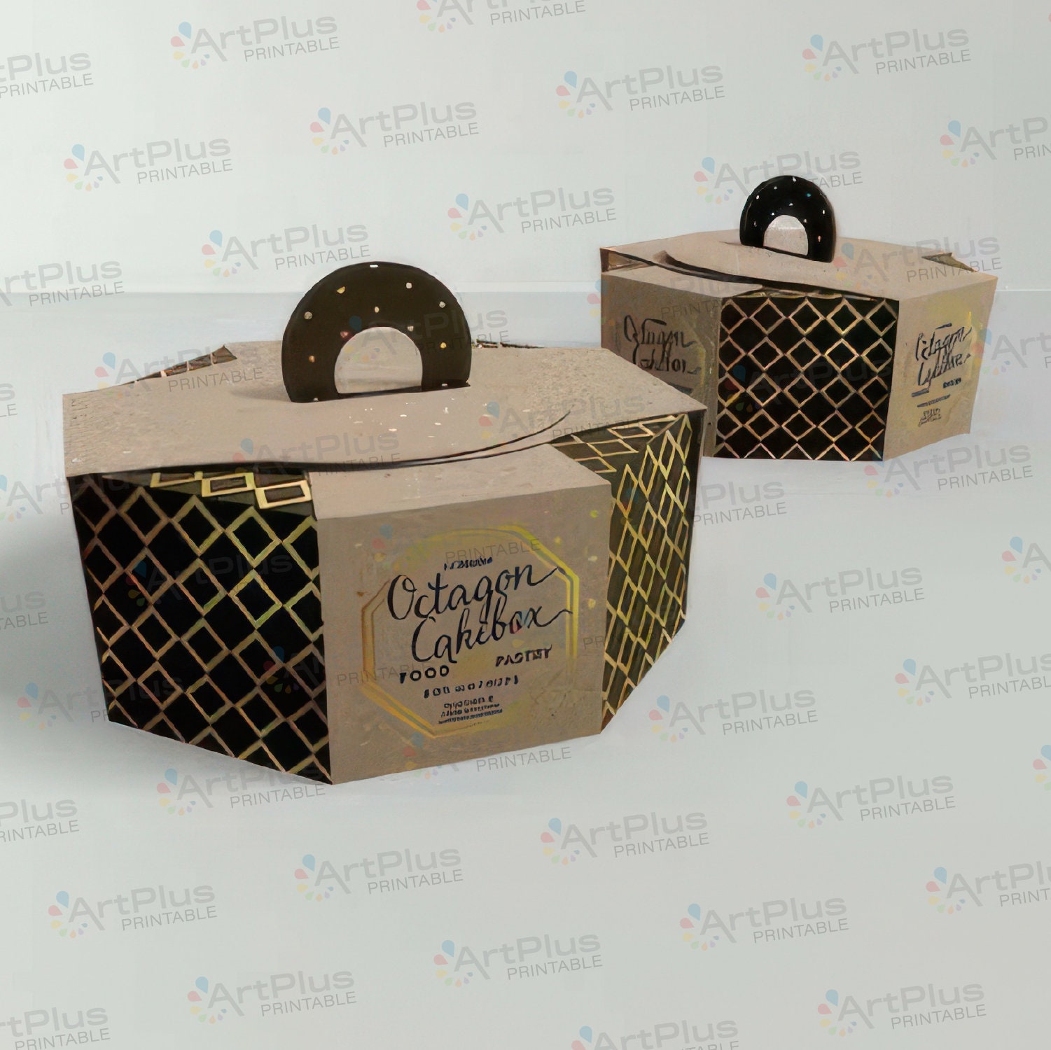 Party Box Template Gable Box SVG Party Favor Box Gift Box - Etsy