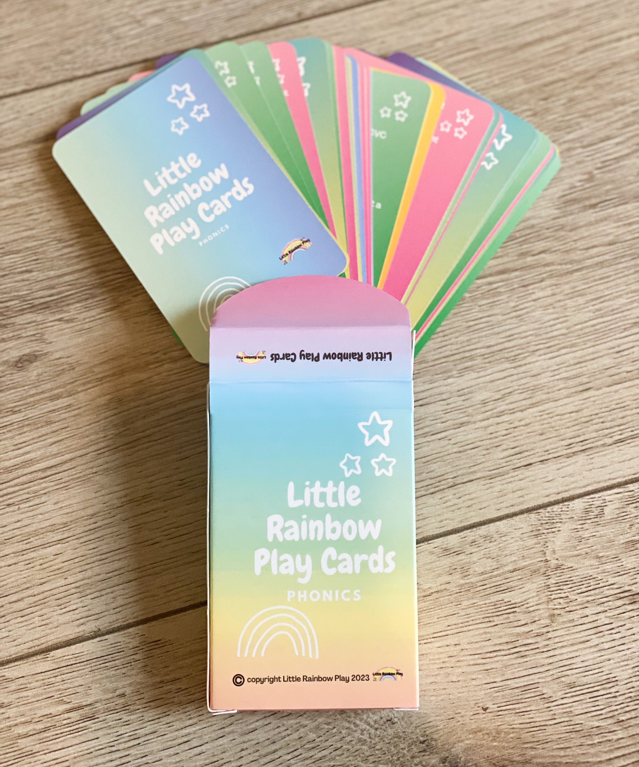 Phonics Activity Cards Little Rainbow Play Phonics Activity Cards Play ...