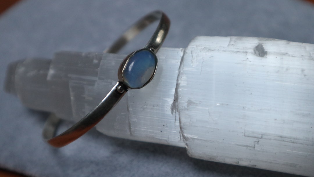 Moonstone Lapis Lazuli Tigers Eye Gemstone Cuff Bracelets - Etsy