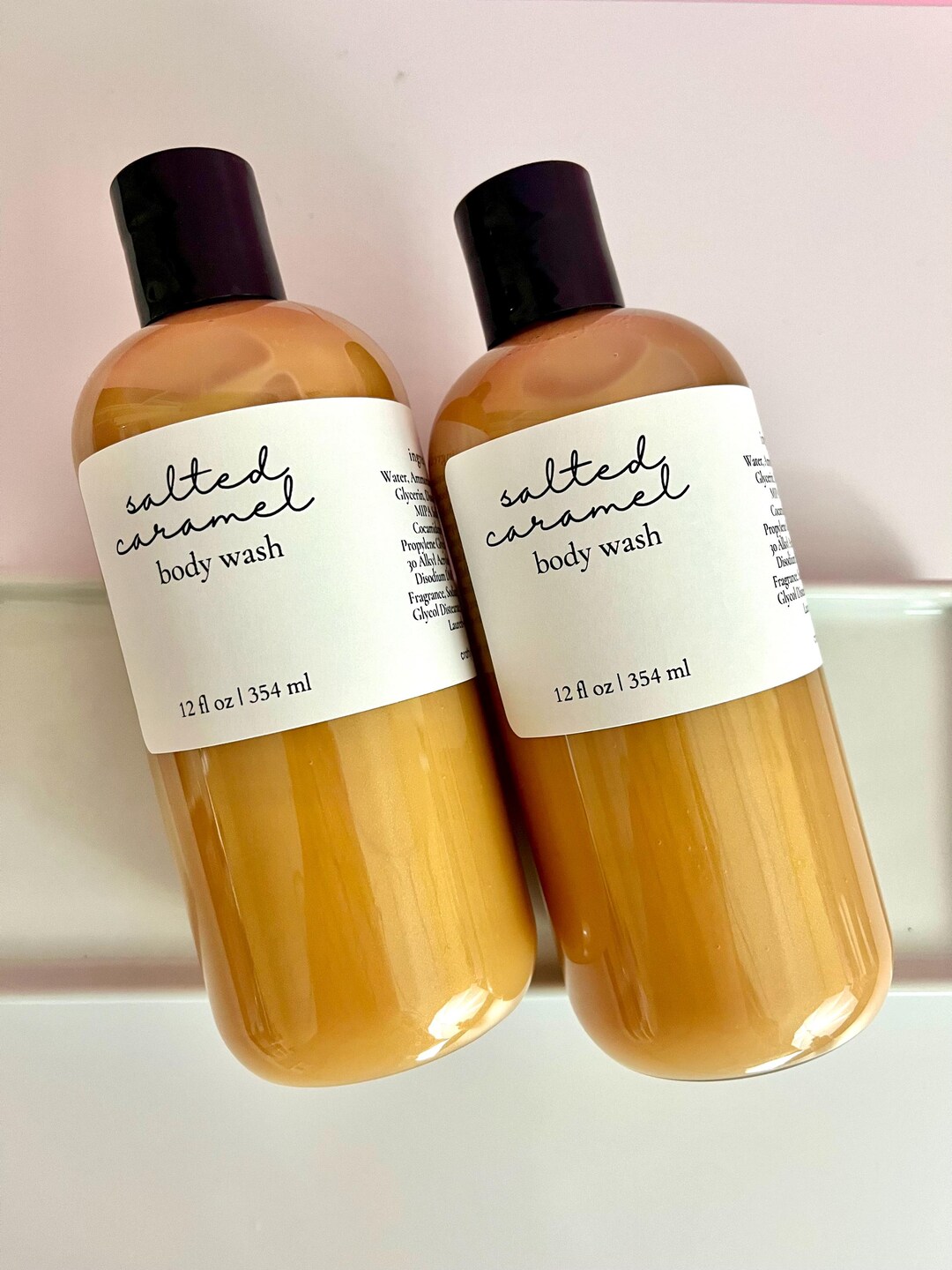 Salted Caramel Body Wash | Cleansing | 12oz | Crafty Heart - Etsy