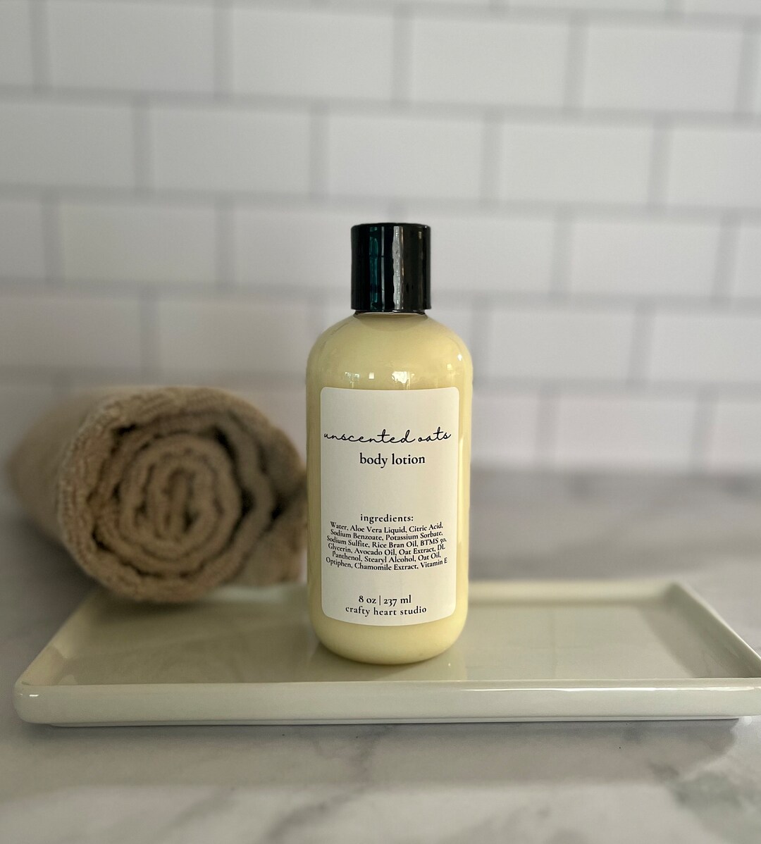 Unscented Oats Body Lotion Nourishing With Oats & Aloe 8oz Crafty Heart ...