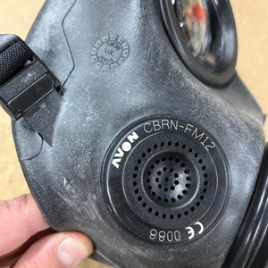 NEW British Army NBC Cbrn Avon FM12 Respirator GAS Mask Size 2 - Etsy