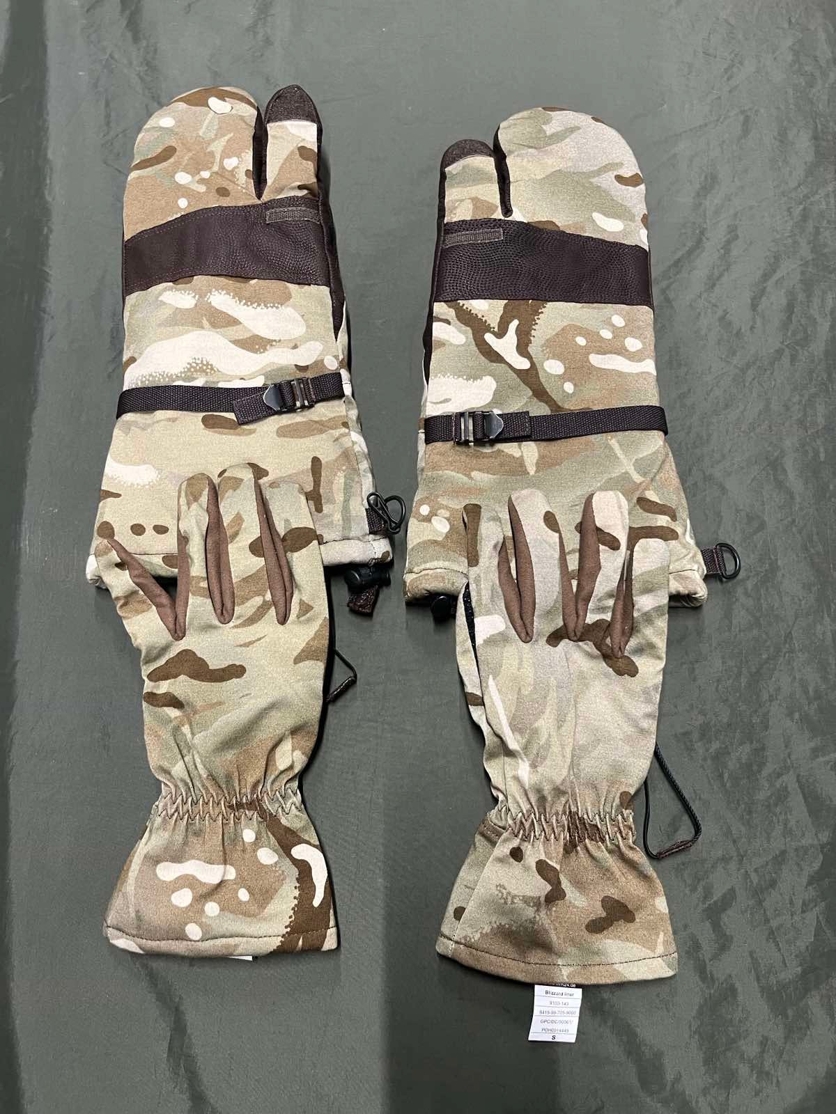 British Army WR Blizzard Cold Weather Gore-tex® Mittens MTP - Etsy