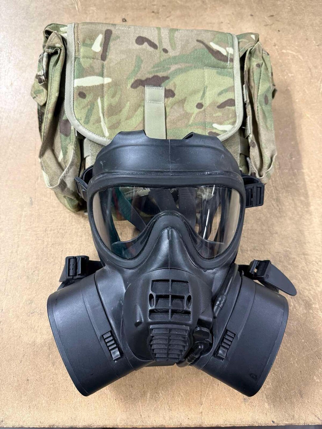 British Army Scott General Service Respirator (GSR) Size 3 With Carry ...