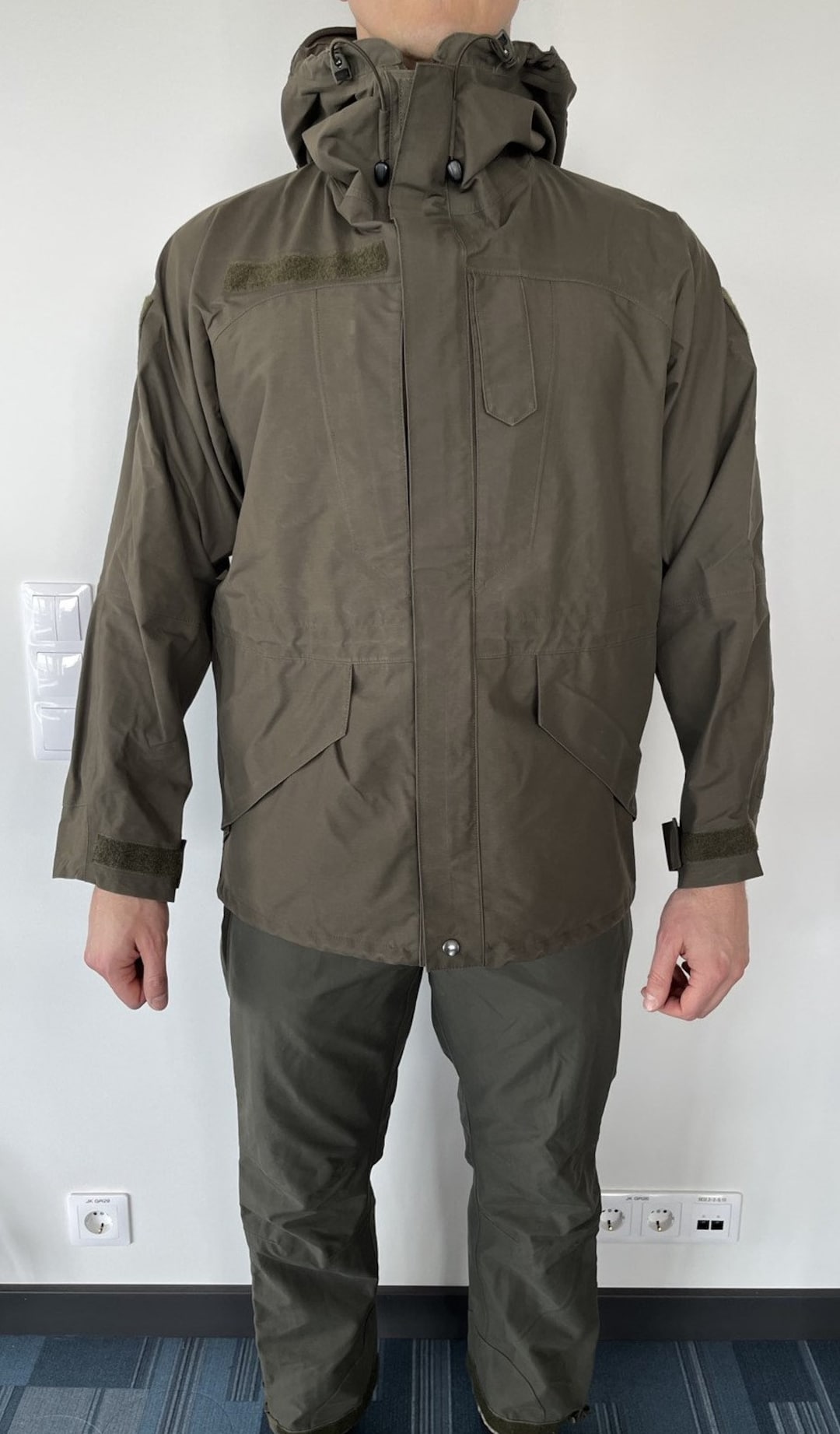 Austrian Army Gore-tex® Set Suit Jacket W. Armpit Zippers and Trousers ...