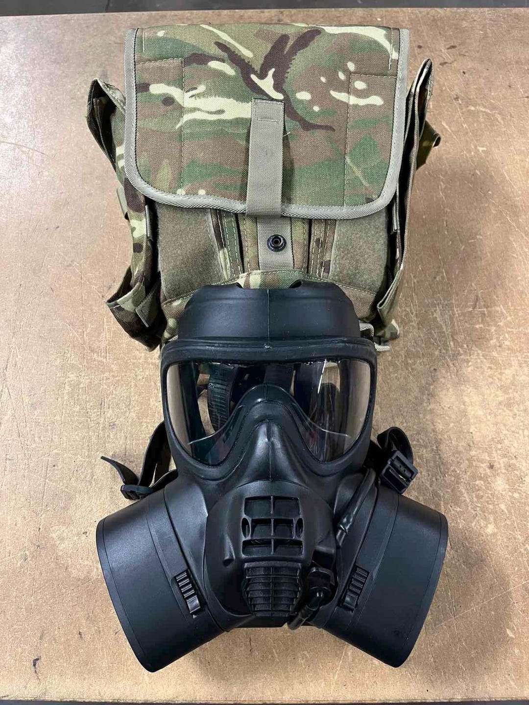 British Army Scott General Service Respirator GSR Size 3 With Carry Bag ...