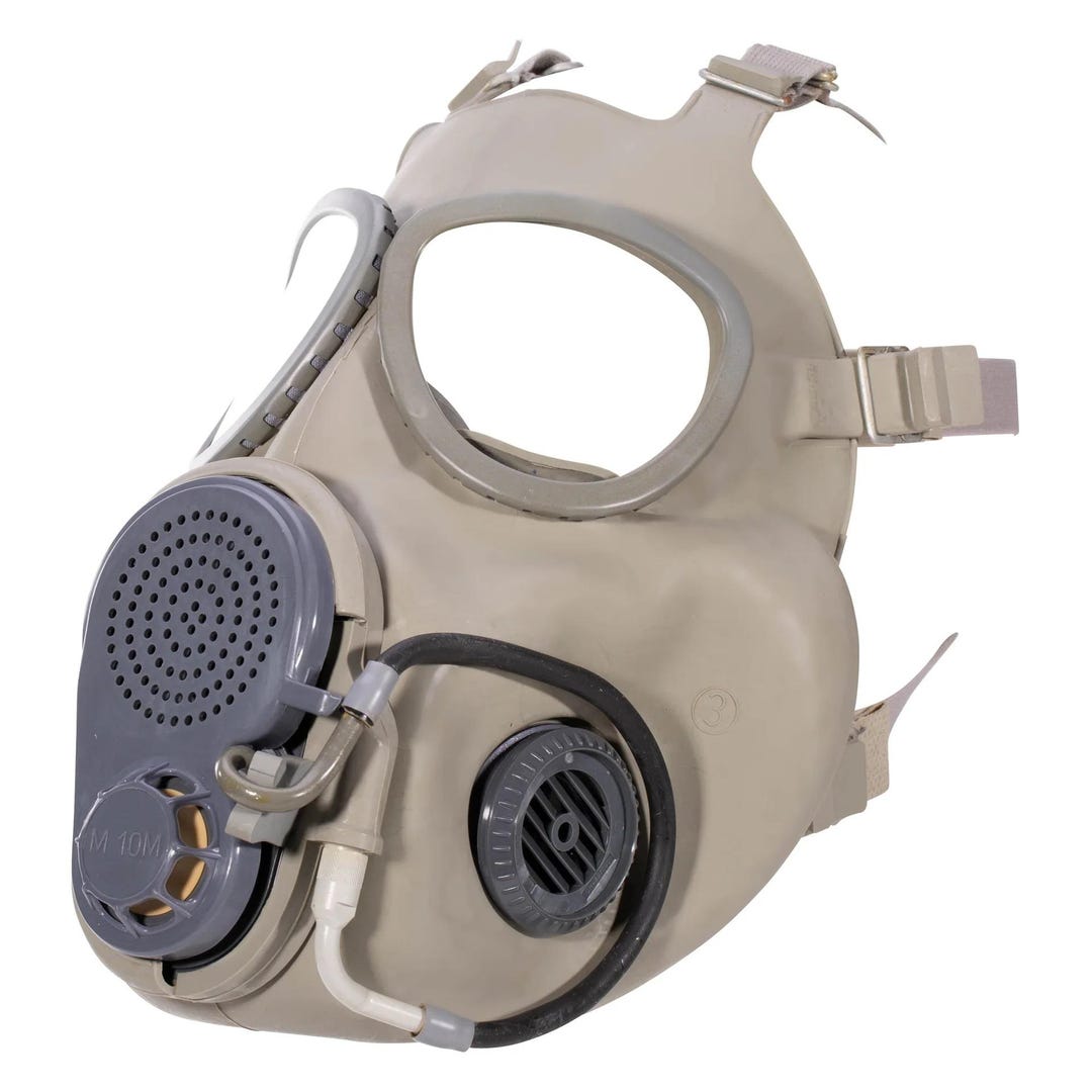Czech Army Gas Mask M10M With Filter and Bag - Etsy
