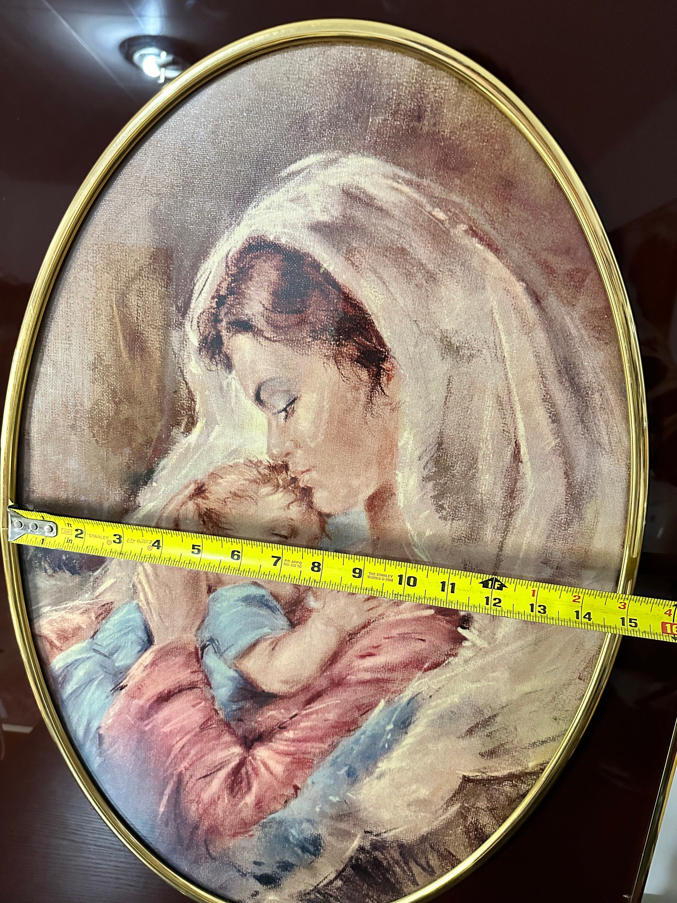Vintage Carlo Parisi Virgin Mary Baby Jesus Framed Print - Etsy