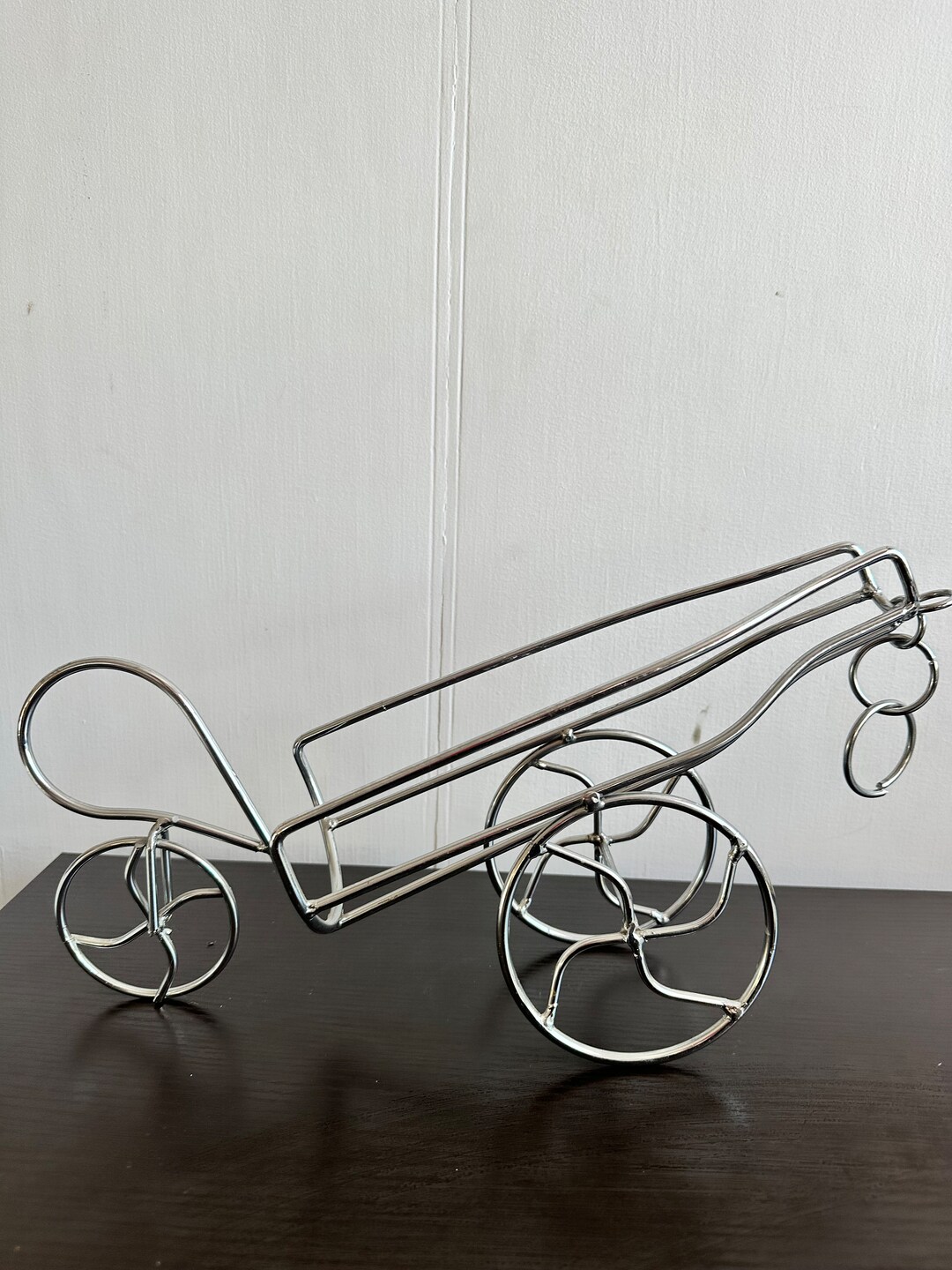 Vintage Wine Holder Silver Bicycle Wine Stand Wine Holder - Etsy UK
