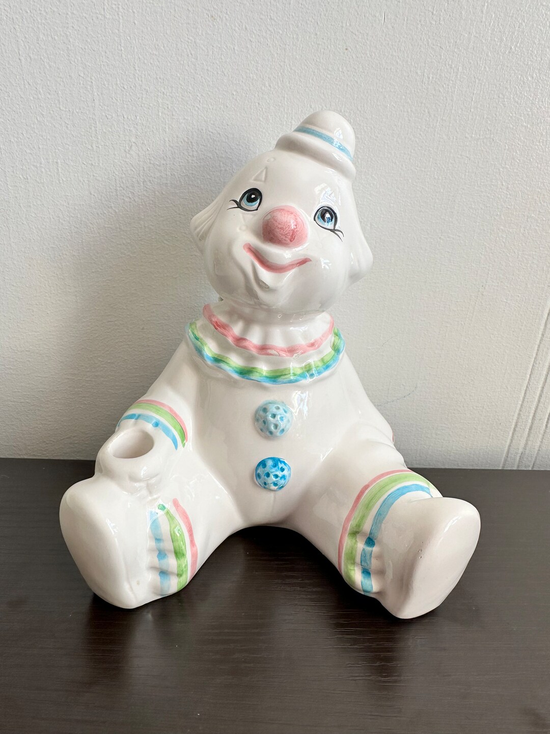 Vintage CLOWN Coin Bank Ceramic Clown Piggy Bank Decoration - Etsy