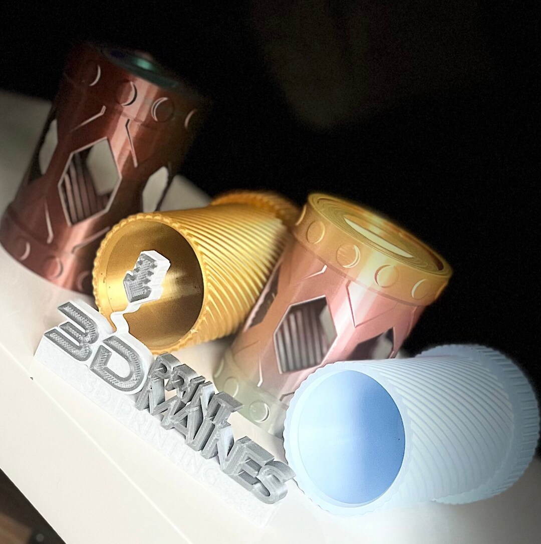 3D Printed Helix Hues Container A Twist-lock Treasure Box - Etsy