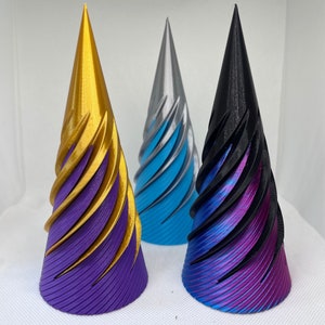 Medium 3D Infinity Spiral Christmas Tree - Artistic Pine Design, Unique ...