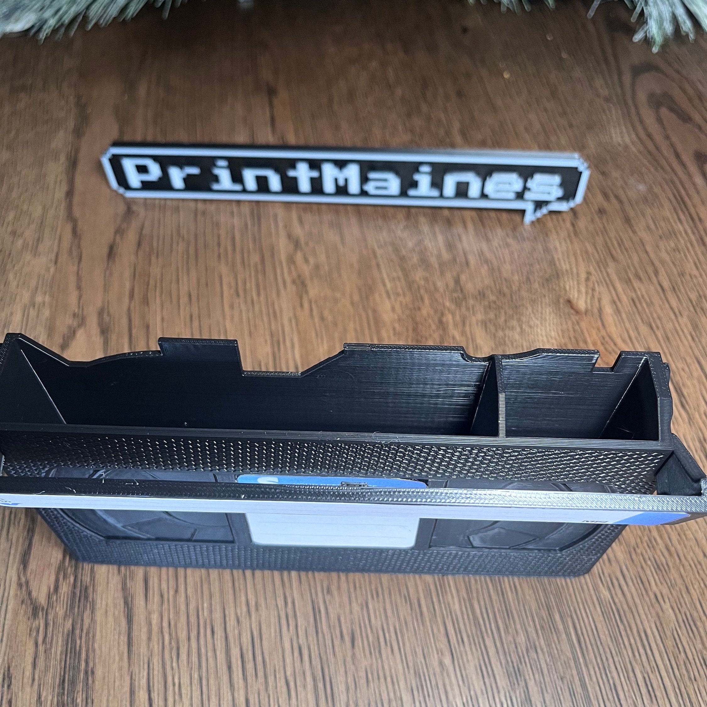 Custom 3D Printed VHS Cassette Tape Storage Box With Blank Labels. - Etsy