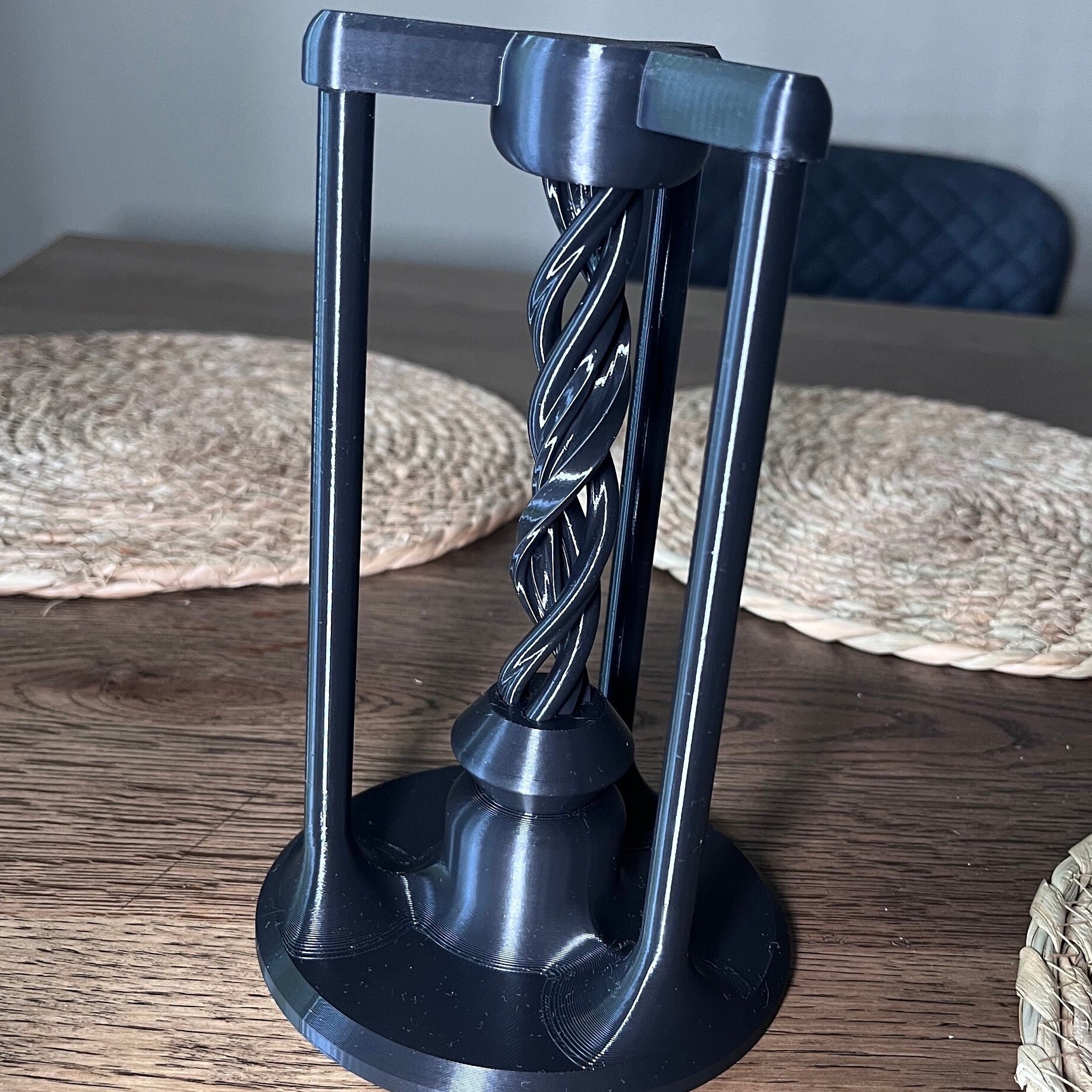 Portal Desk Sculpture Optical Illusion Art, Customizable Colors, 3d ...