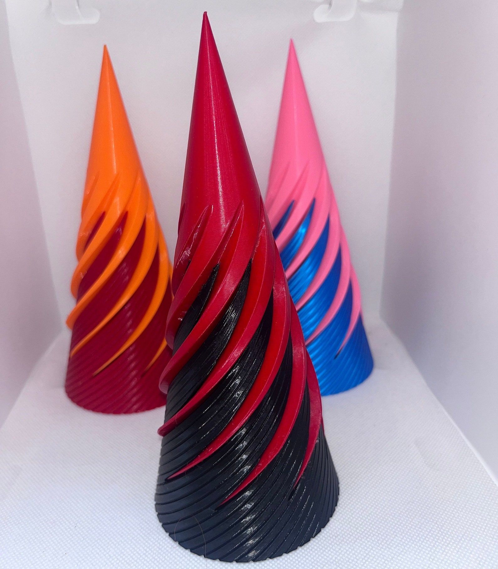 Large 3D Infinity Spiral Christmas Tree Artistic Pine Design, Unique ...