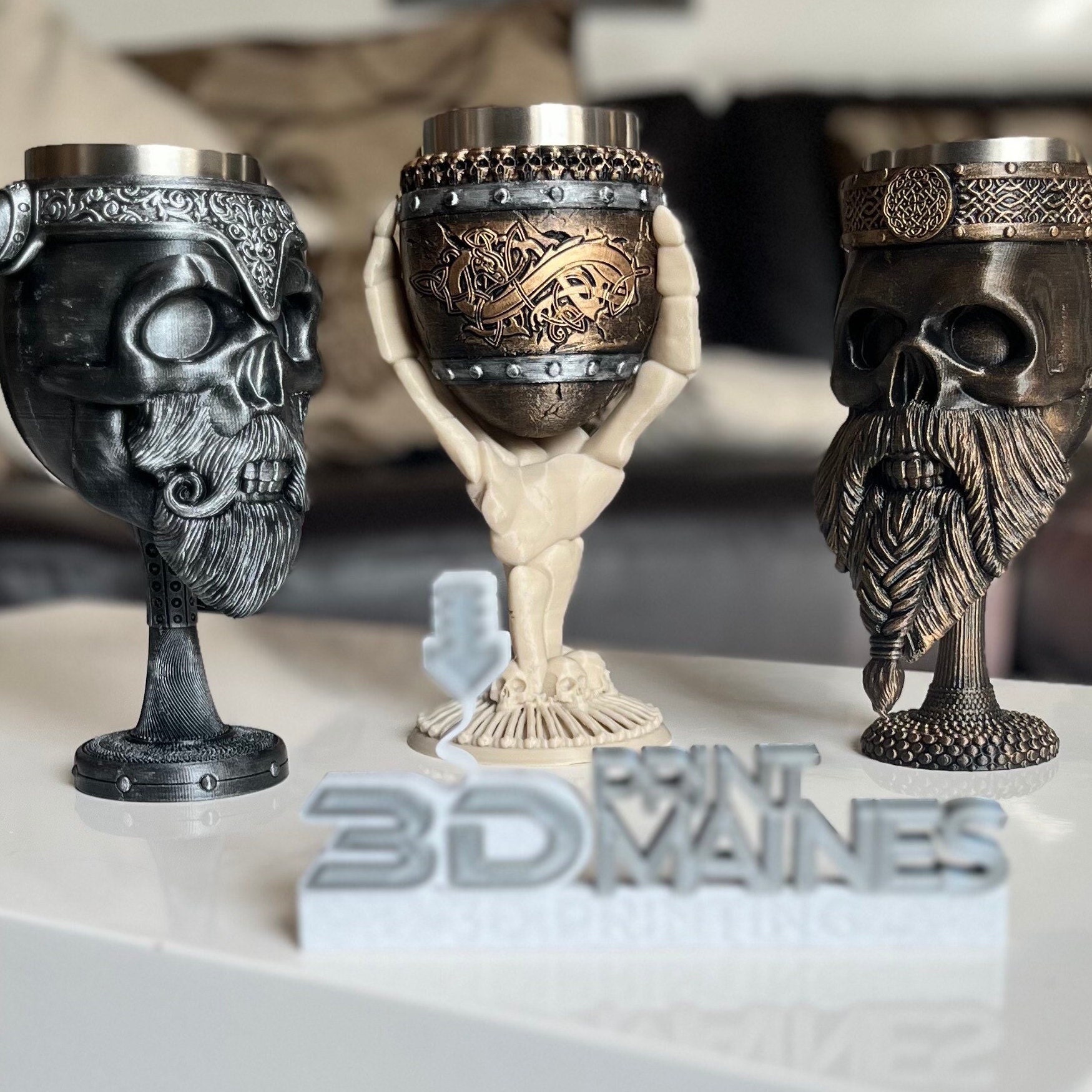 Celtic King Chalice 3D Printed Ancient Goblet - Etsy