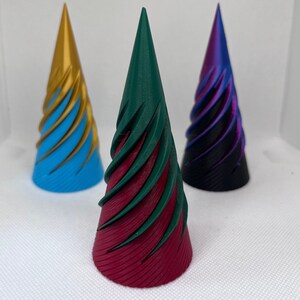 Small Version 3D Infinity Spiral Christmas Tree - Compact Artistic ...