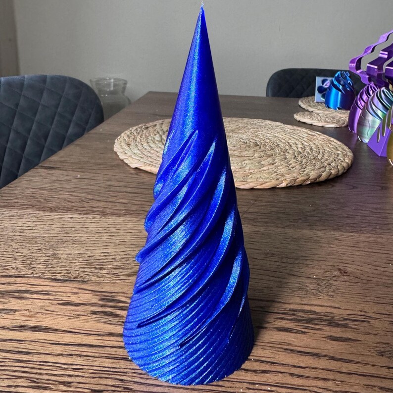 Glitter 3D Infinity Spiral Christmas Tree - Artistic Pine Design,unique ...