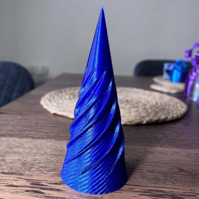 Glitter 3D Infinity Spiral Christmas Tree - Artistic Pine Design,unique ...