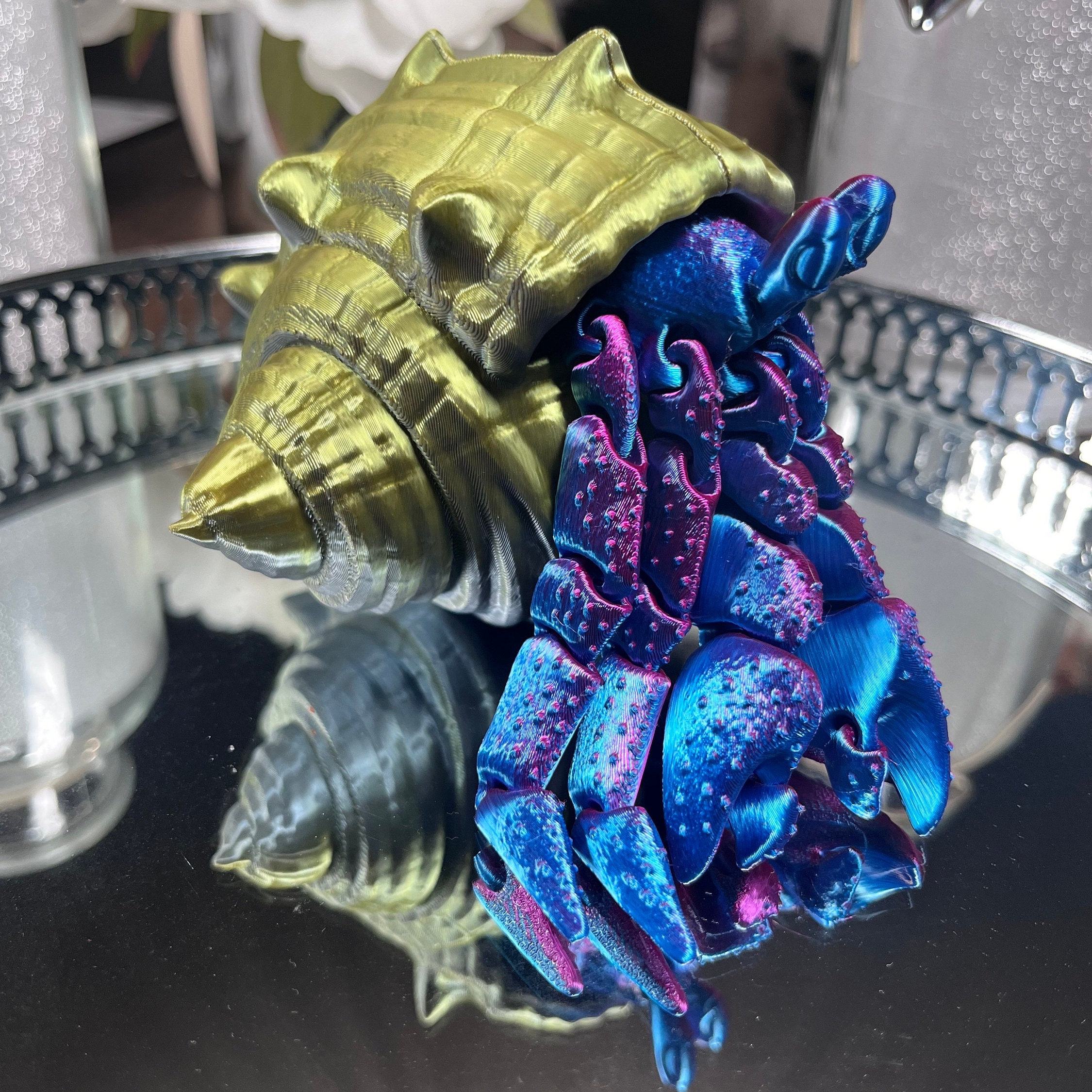 3D Printed Herman the Hermit Crab Custom Colours Fidget Toy ...