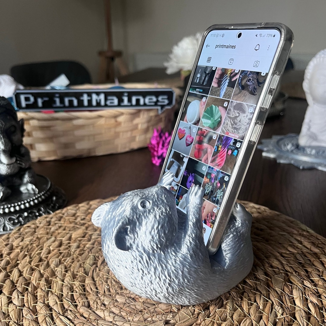 Quirky Gerbil Hamster Phone Holder – 3d-printed Desk Buddy, FOMO ...