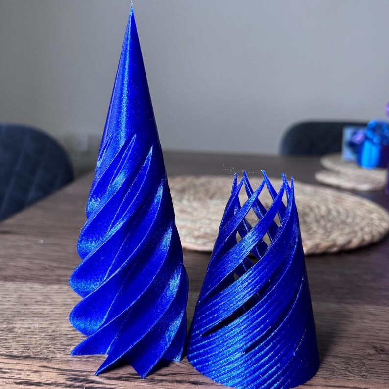 Glitter 3D Infinity Spiral Christmas Tree - Artistic Pine Design,unique ...