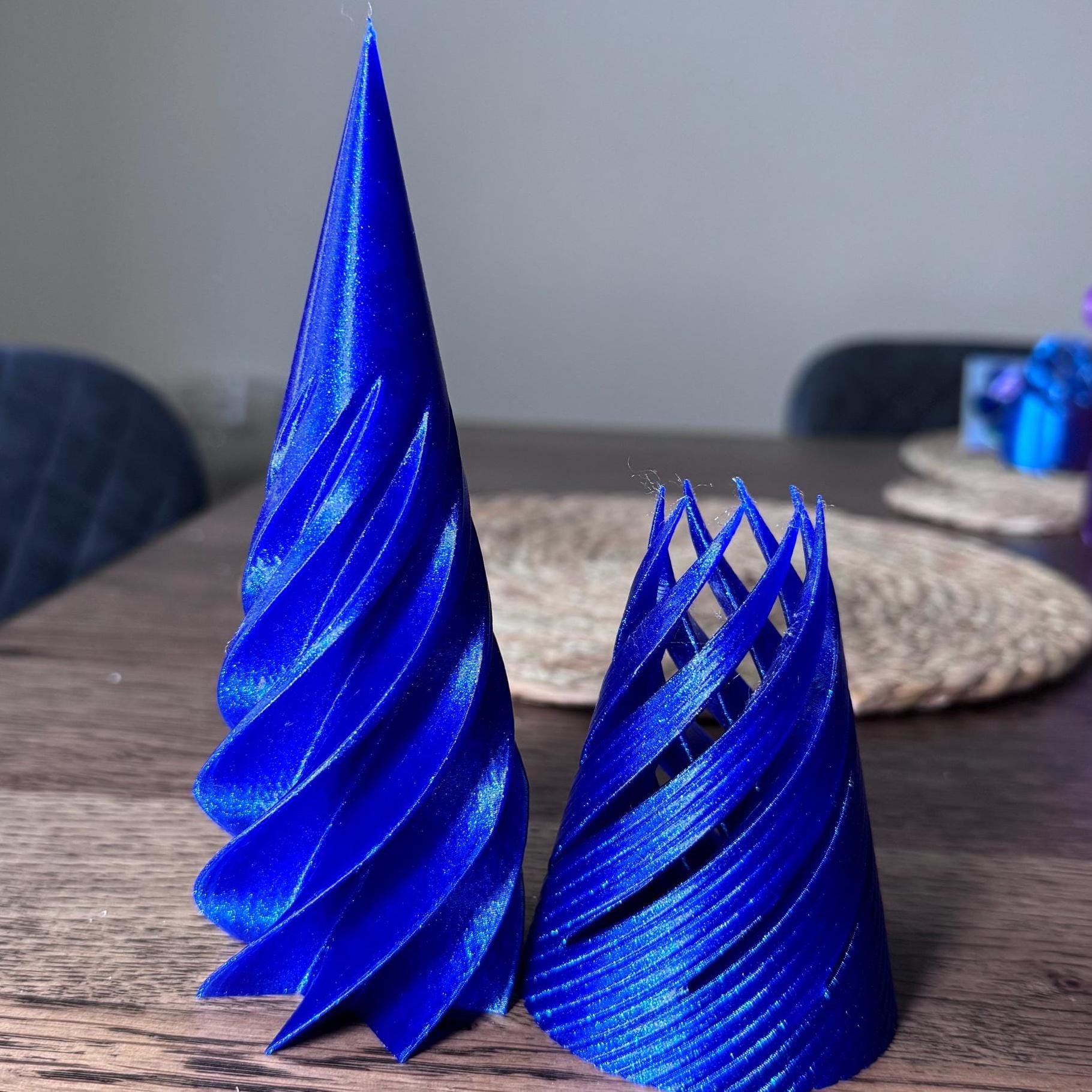 Glitter 3D Infinity Spiral Christmas Tree - Artistic Pine Design,unique ...