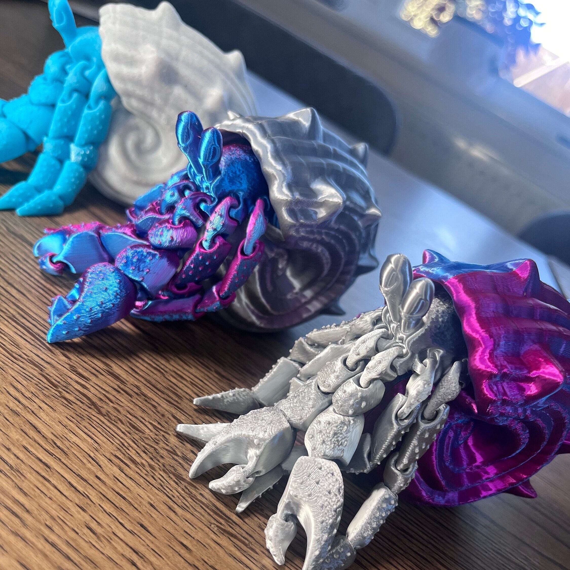 3D Printed Herman the Hermit Crab Custom Colours Fidget Toy ...