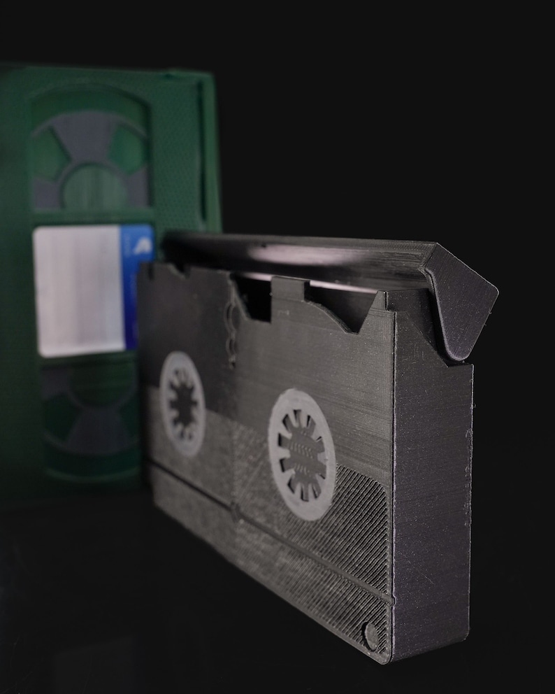 Custom 3D Printed VHS Cassette Tape Storage Box With Blank Labels. - Etsy