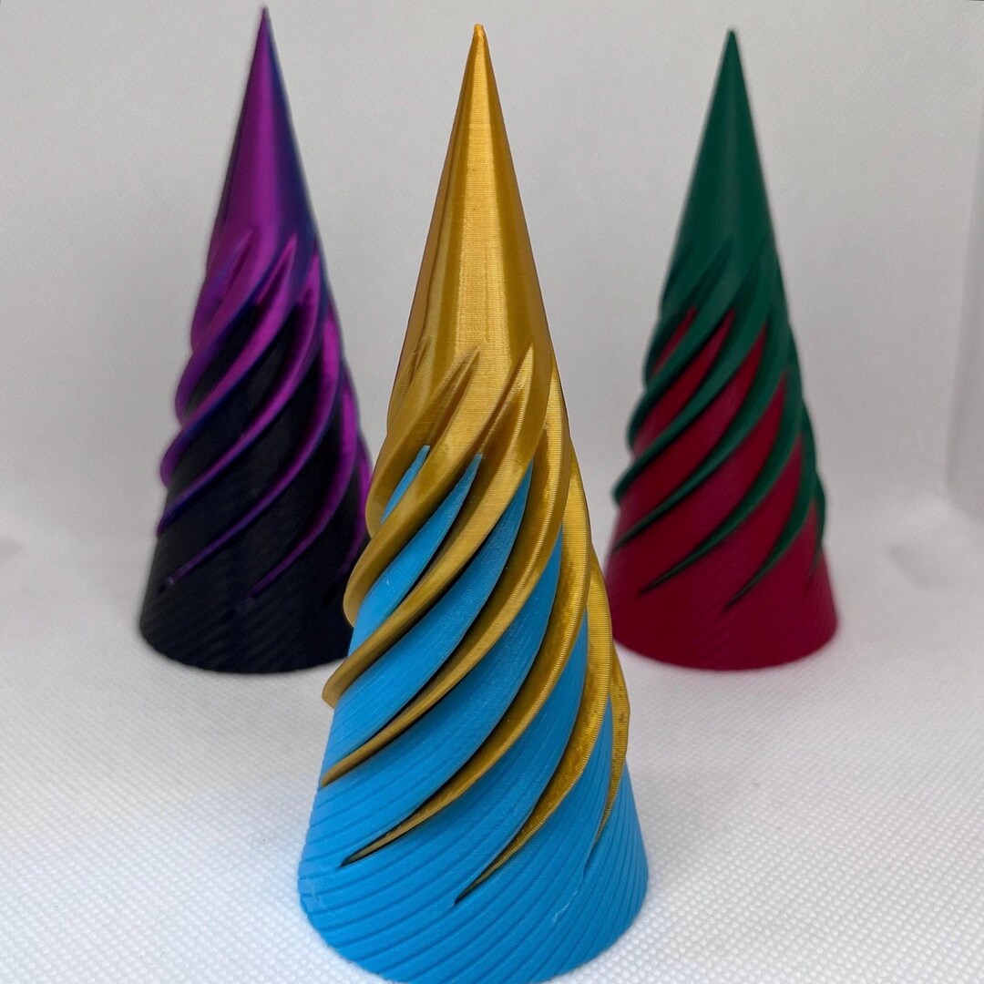 Small Version 3D Infinity Spiral Christmas Tree - Compact Artistic ...