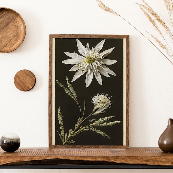 Edelweiss Wall Art - Etsy