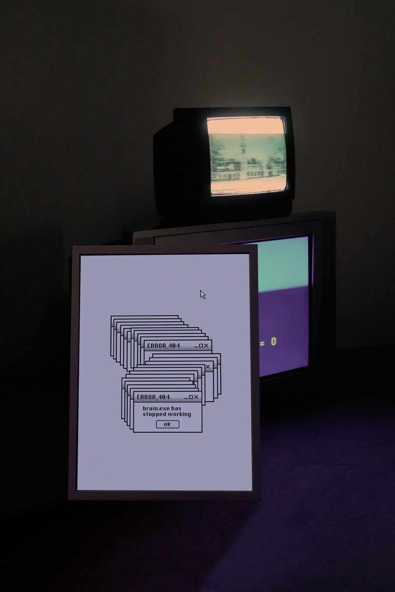 5 Color Bundle! Artwork Retro Computer Poster, Digital Download ...