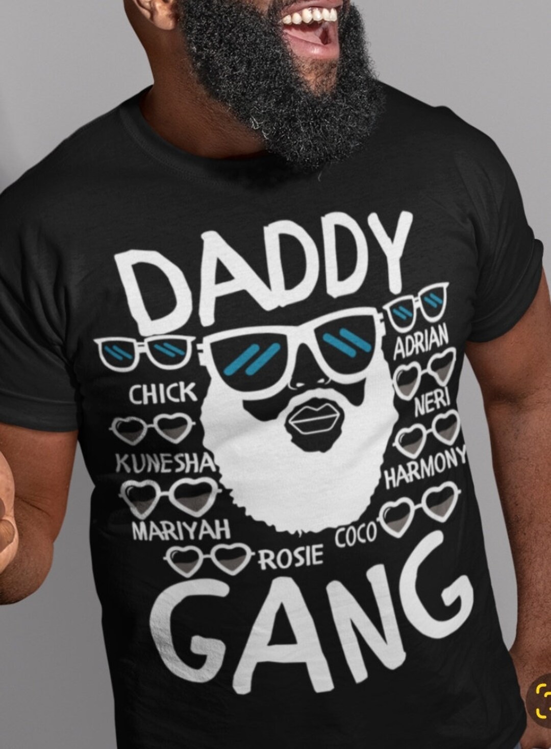 Daddy Gang Personalized Fathers Day Shirt. Fathers Day Gift - Etsy