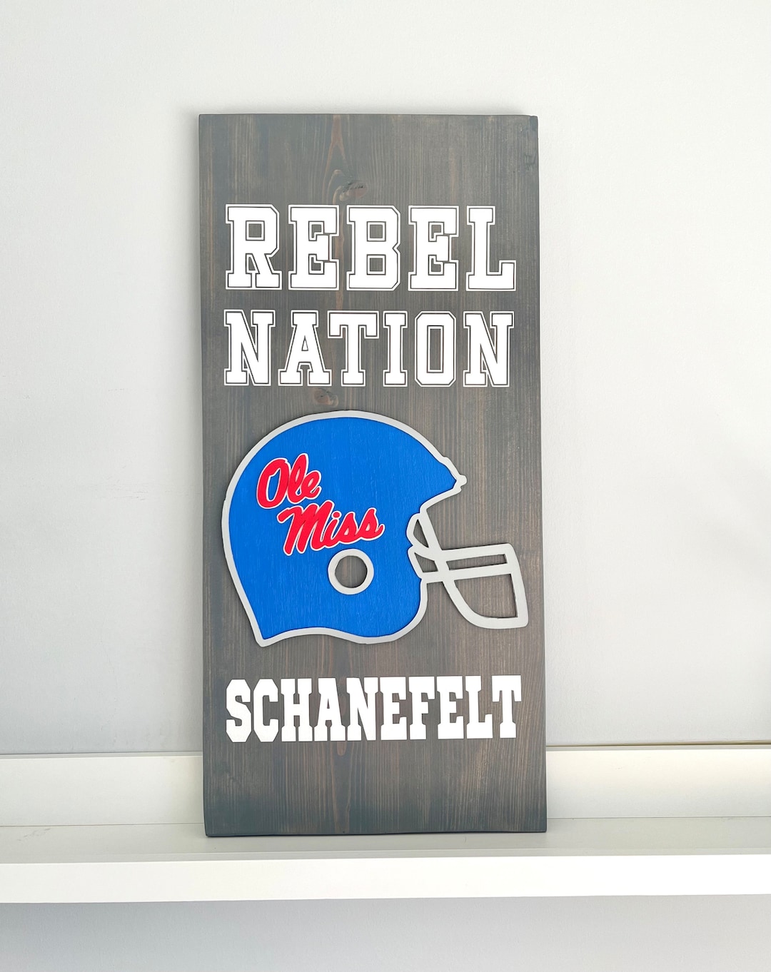 Personalized Original Handmade Custom Football Team Wall Sign ...