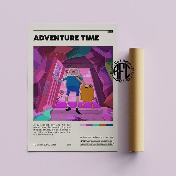 Adventure Time Poster - Etsy