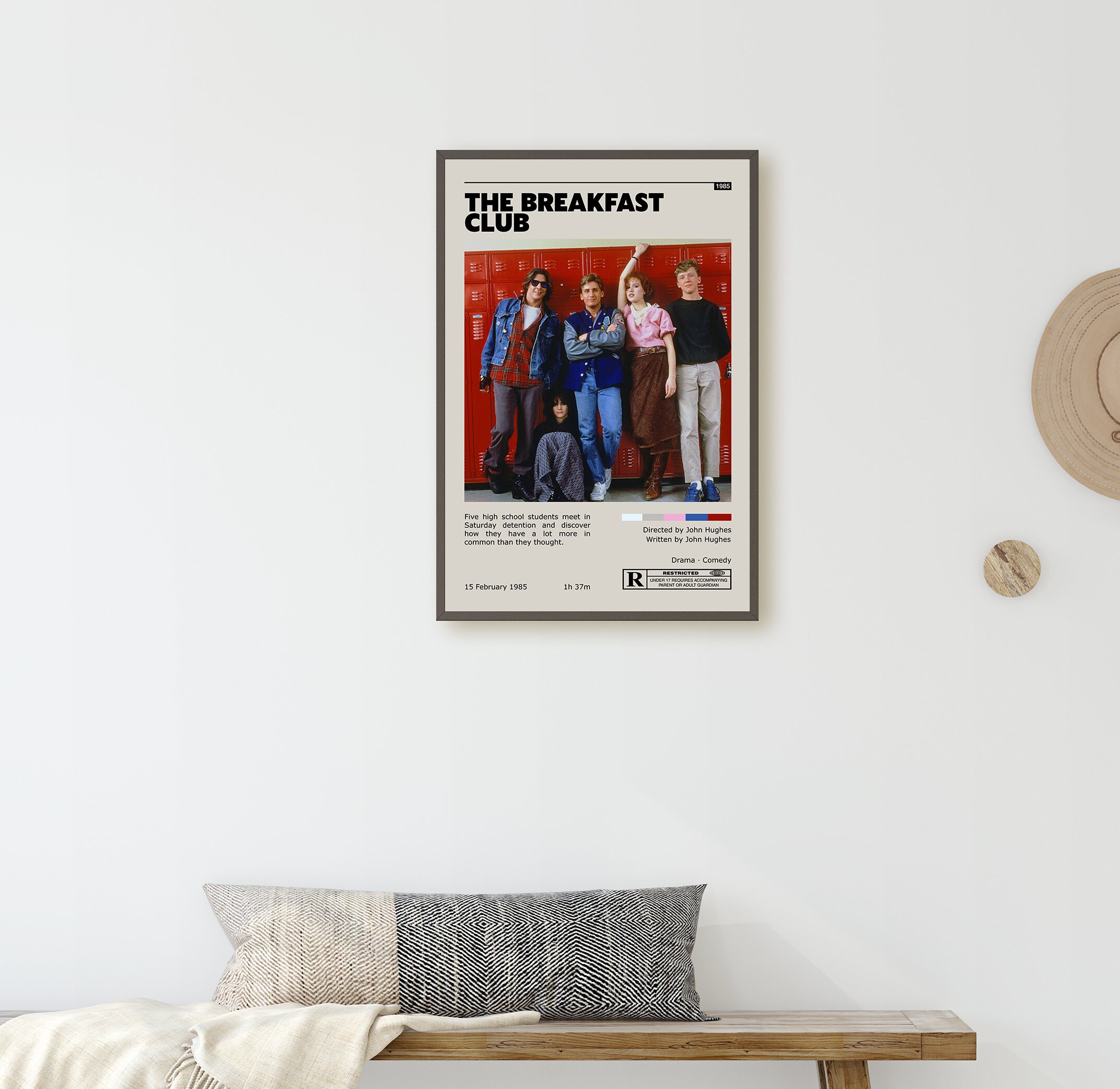 The Breakfast Club Retro Vintage Poster Minimalist Movie - Etsy